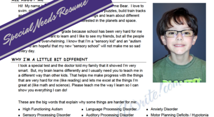 Sample Letters To Your Child’s New Teacher- For Apraxia, Autism, Or Any ...