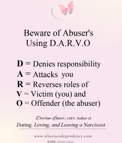 Mental Health & Relationships: Recognizing Abusive DARVO Tactics