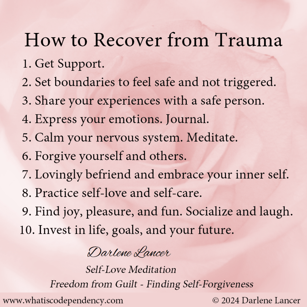 How to Recover from Trauma